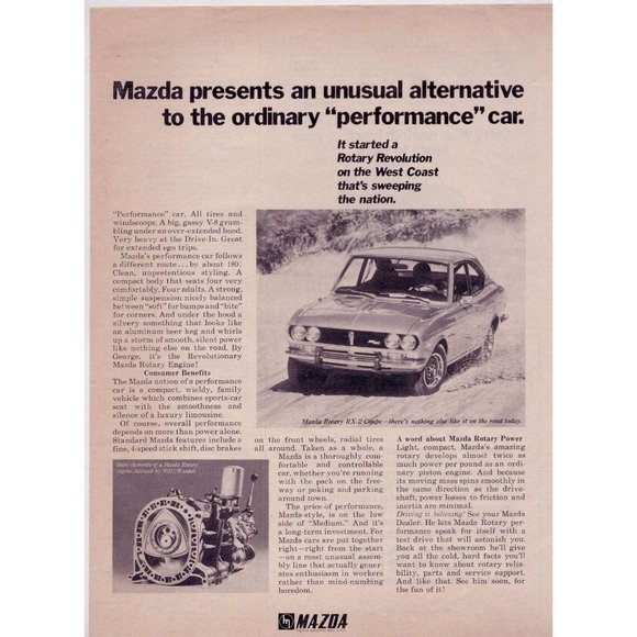 Mazda | Other | Vintage 973 Mazda Print Ad American Tourister Ad | Poshmark